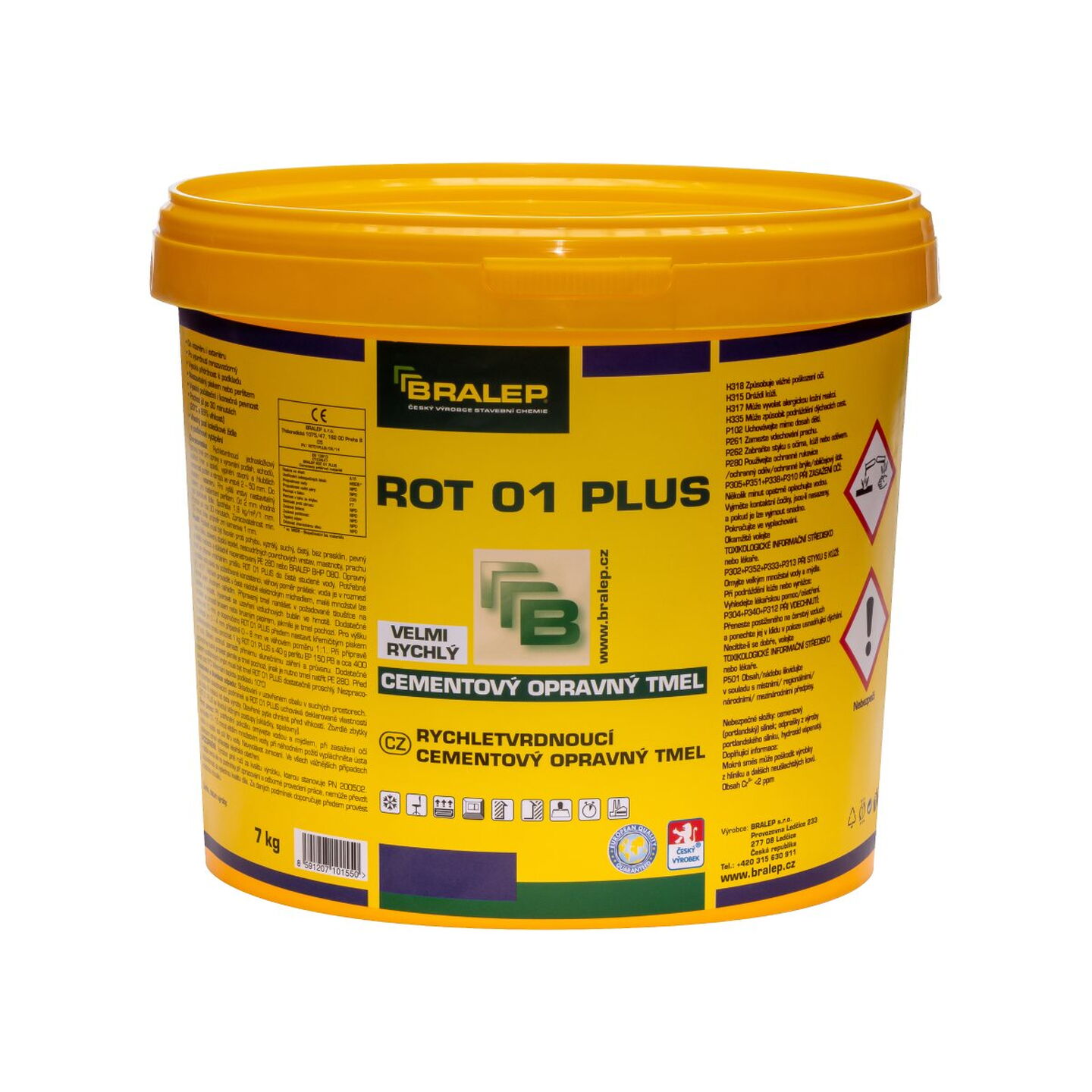 Tmel cementový opravný Bralep ROT 01 – 7 kg | PRO-DOMA - Stavebniny PRO ...