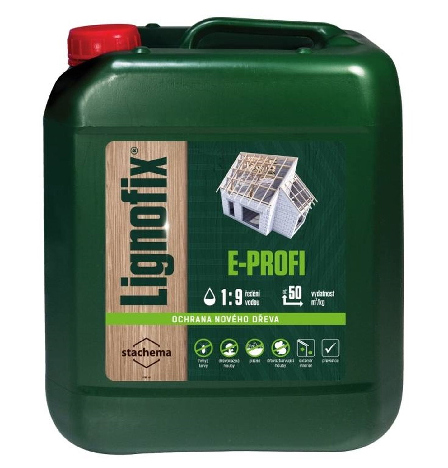 Ochrana dřeva Lignofix E-Profi hnědá – 5 kg | PRO-DOMA - Stavebniny PRO ...