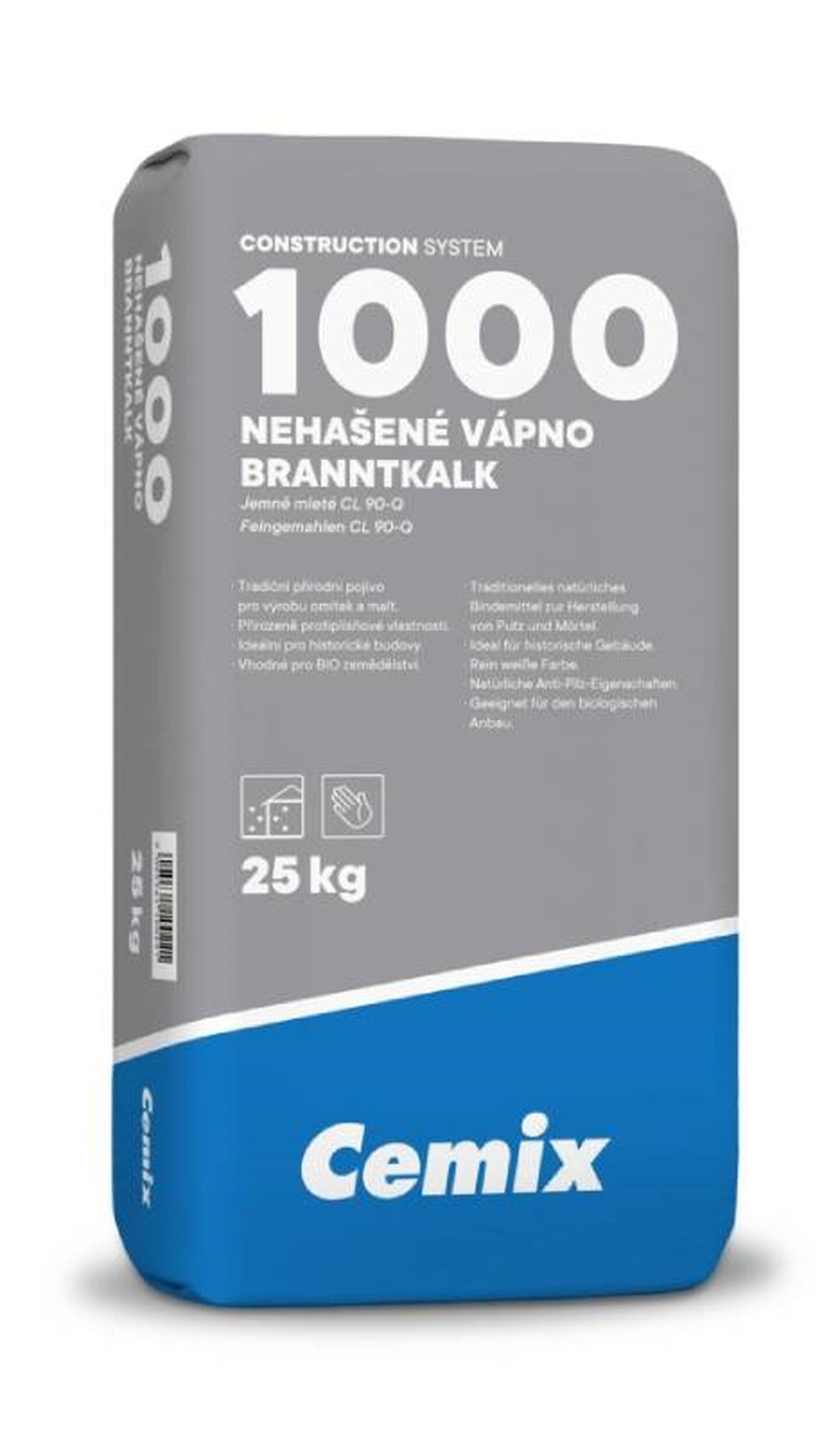 Vápno nehašené 1000 – 25 kg | PRO-DOMA - Stavebniny PRO-DOMA | Váš ...